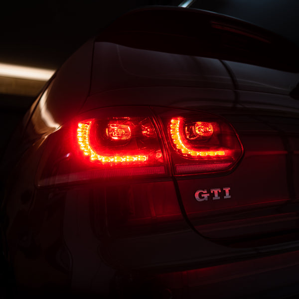 VW Golf MK6 'R Style' Tail Lights - Red – Spectr LED Accessories
